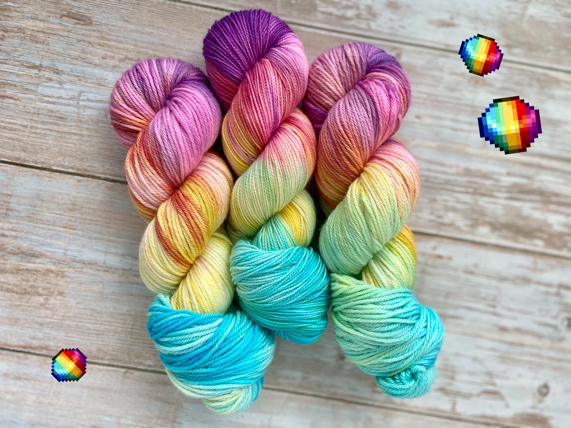 Prismatic Shard {Dye-to-Order} – Nerdy Knits
